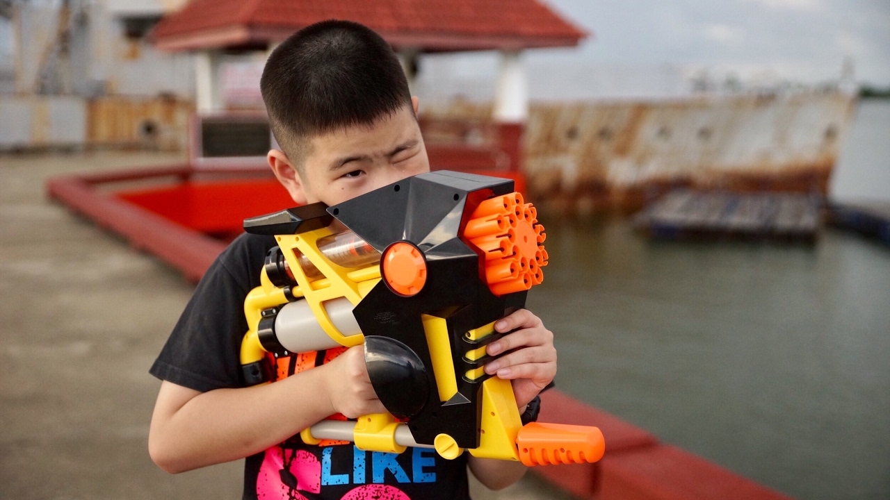 Nerf N-Strike Rapid Fire AS-20(Thai/ไทยReview) - YouTube