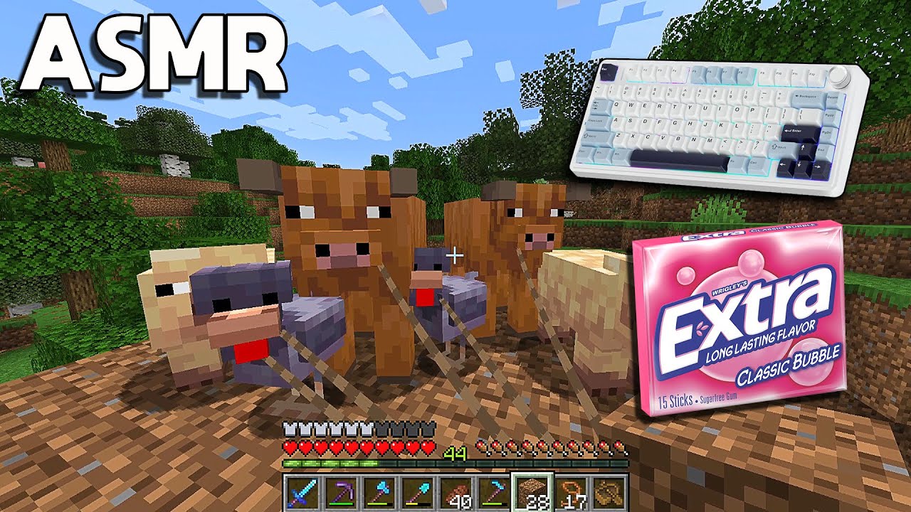 Minecraft ASMR Lets Play Episode 49 (Gum Chewing) - Spring to Life ...