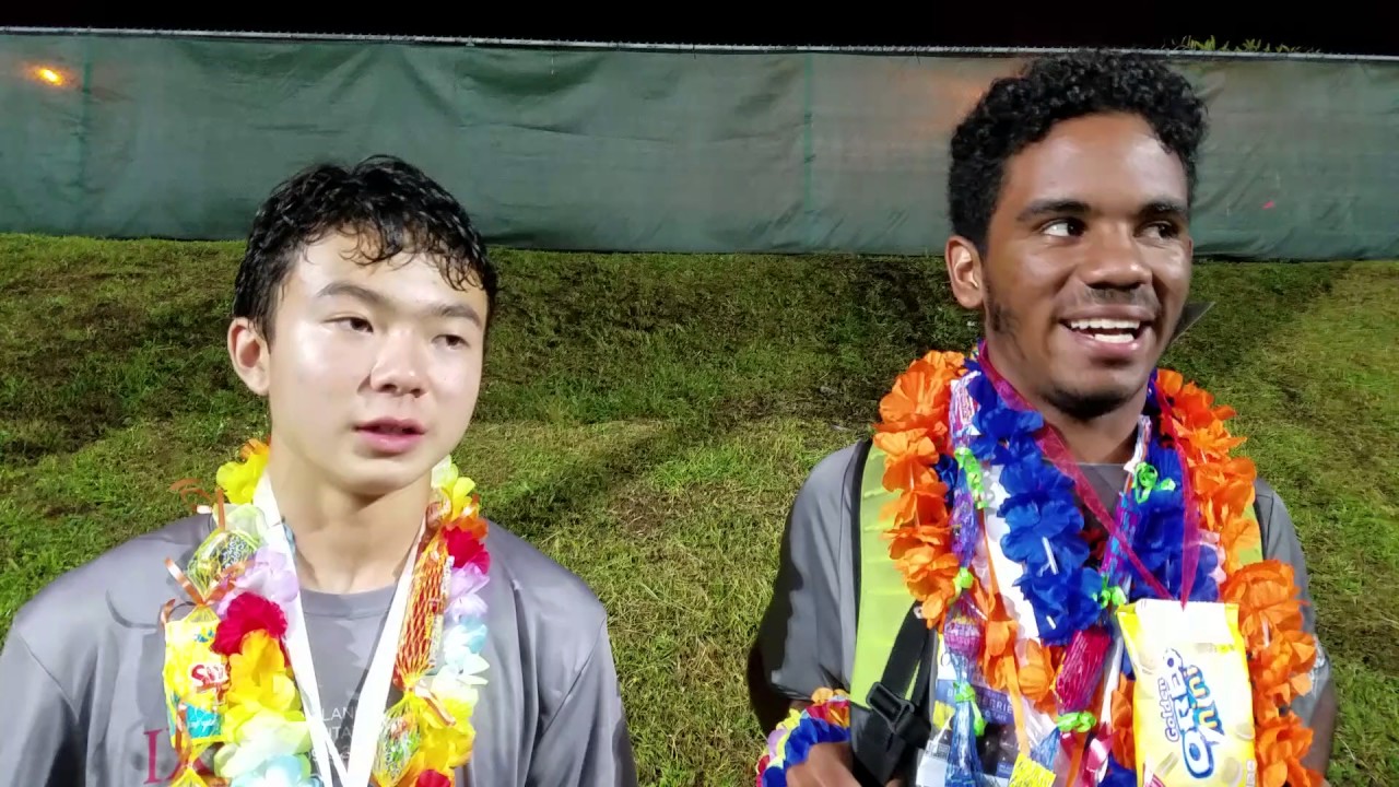 Jason Wang & Avery Torres, 2nd and 4th In The 3k. 2017 HHSAA Track State Championships - YouTube