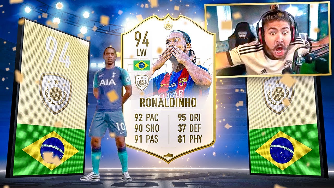 I PACKED PRIME RONALDINHO!! BEST ICON PACKS EVER!! FIFA 19 - YouTube