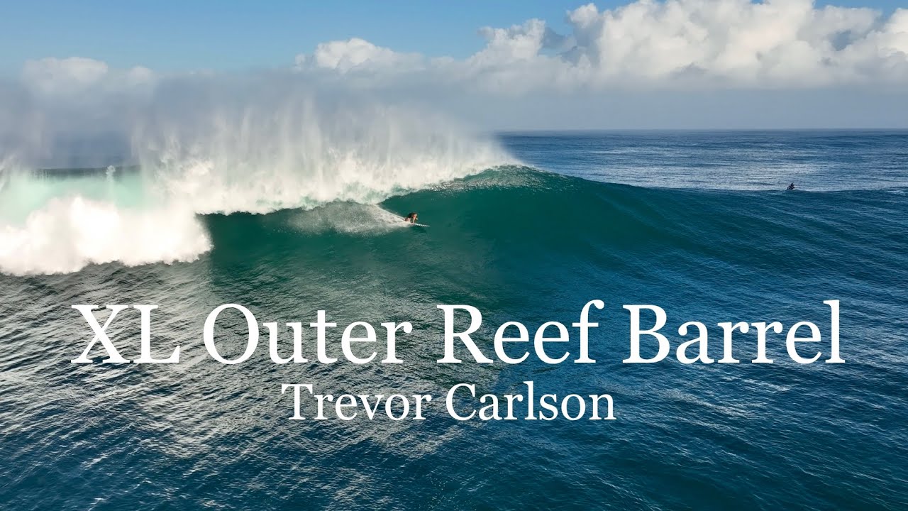 XL Oahu Outer Reef Barrel - Trevor Carlson - January 9th, 2022 - YouTube