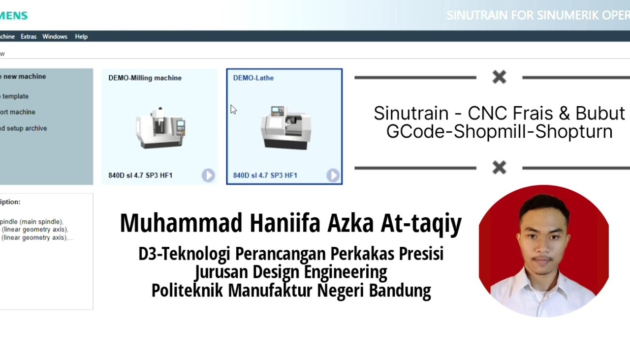Pemrograman CNC-Sinutrain Milling dan Turning Muhammad Haniifa Azka At ...