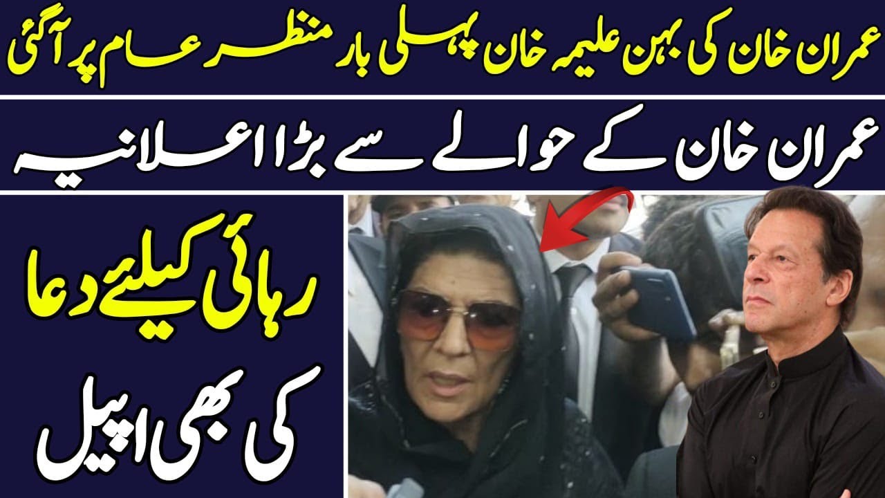 Imran khan's sister Alema khan in Action|عدالت میں دبنگ انٹری| Imran ...