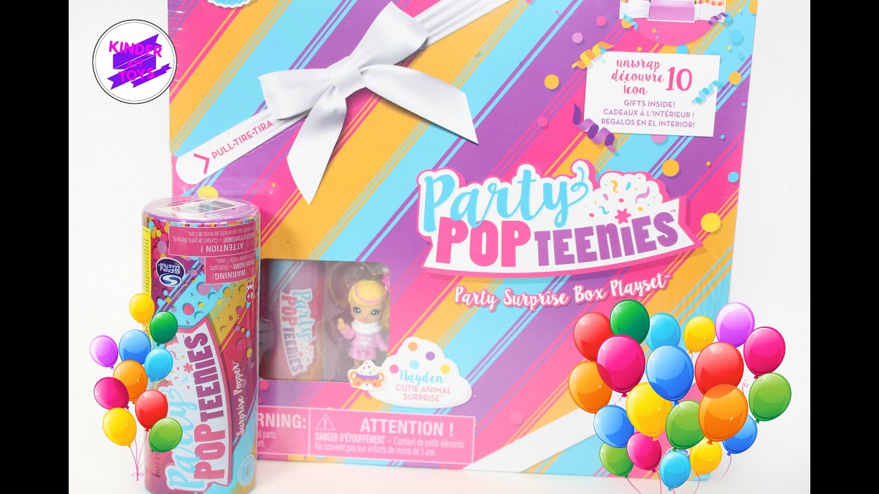 Party Pop Teenies. Пати Поп Тинис - хлопушка с куклой и конфетти ...
