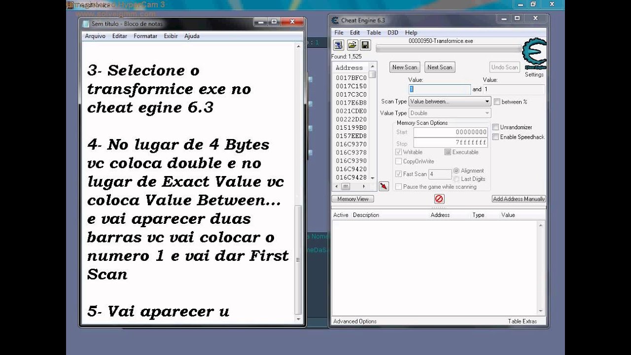 Hack de atravessar paredes e jump com cheat egine 6.3 (transformice) - YouTube