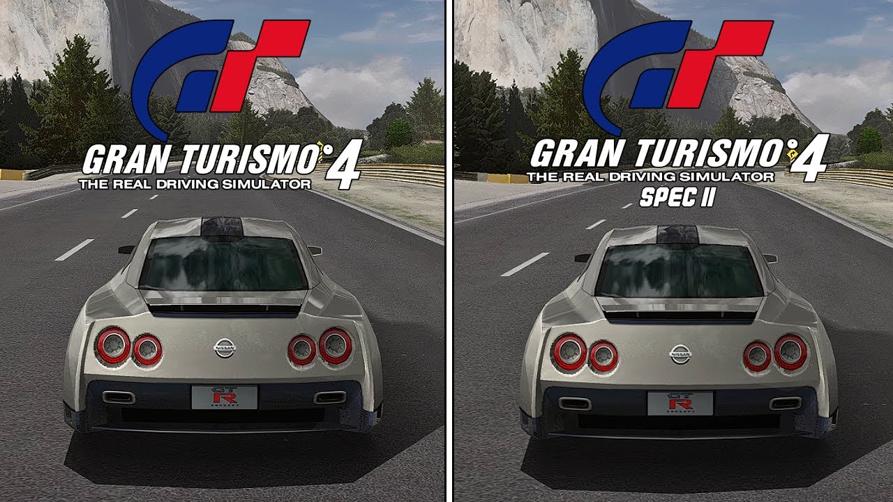 GT4 vs GT4 Spec II | Nissan GT-R Concept Sound Comparison - YouTube