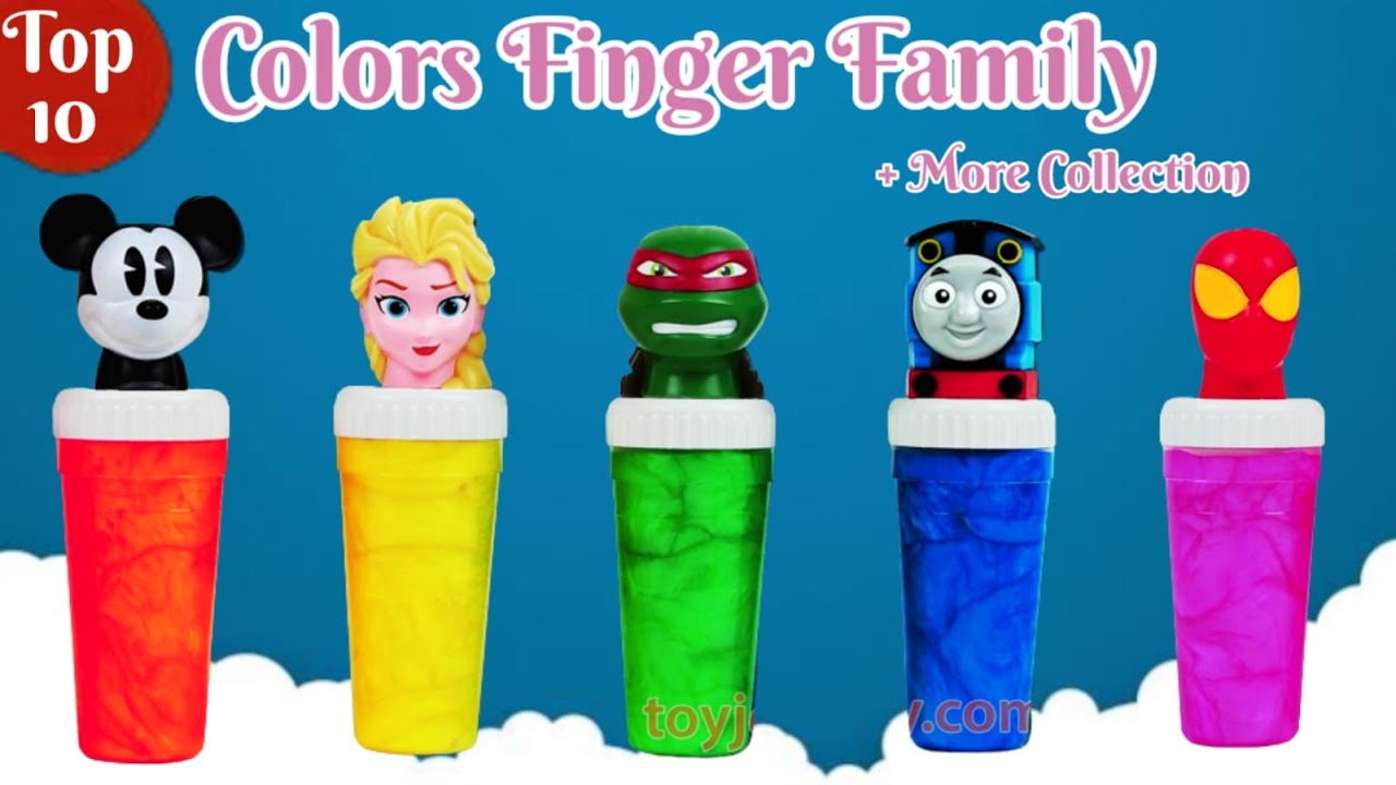 Colors Finger Family Song + More Nursery Rhymes & Kids Songs - YouTube