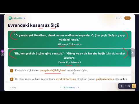 11. Sınıf Din Kültürü 1. Ünite Konu Anlatımı | Maarif Modeli · Kader, İrade ve Sorumluluk