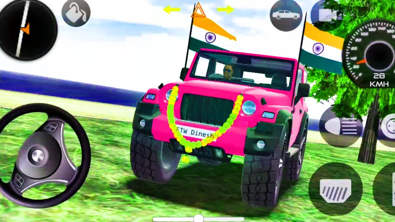 Dollar ( song ) Modified Mahindra Pink Thar Indian Cars Simulator 3D 😈 ...