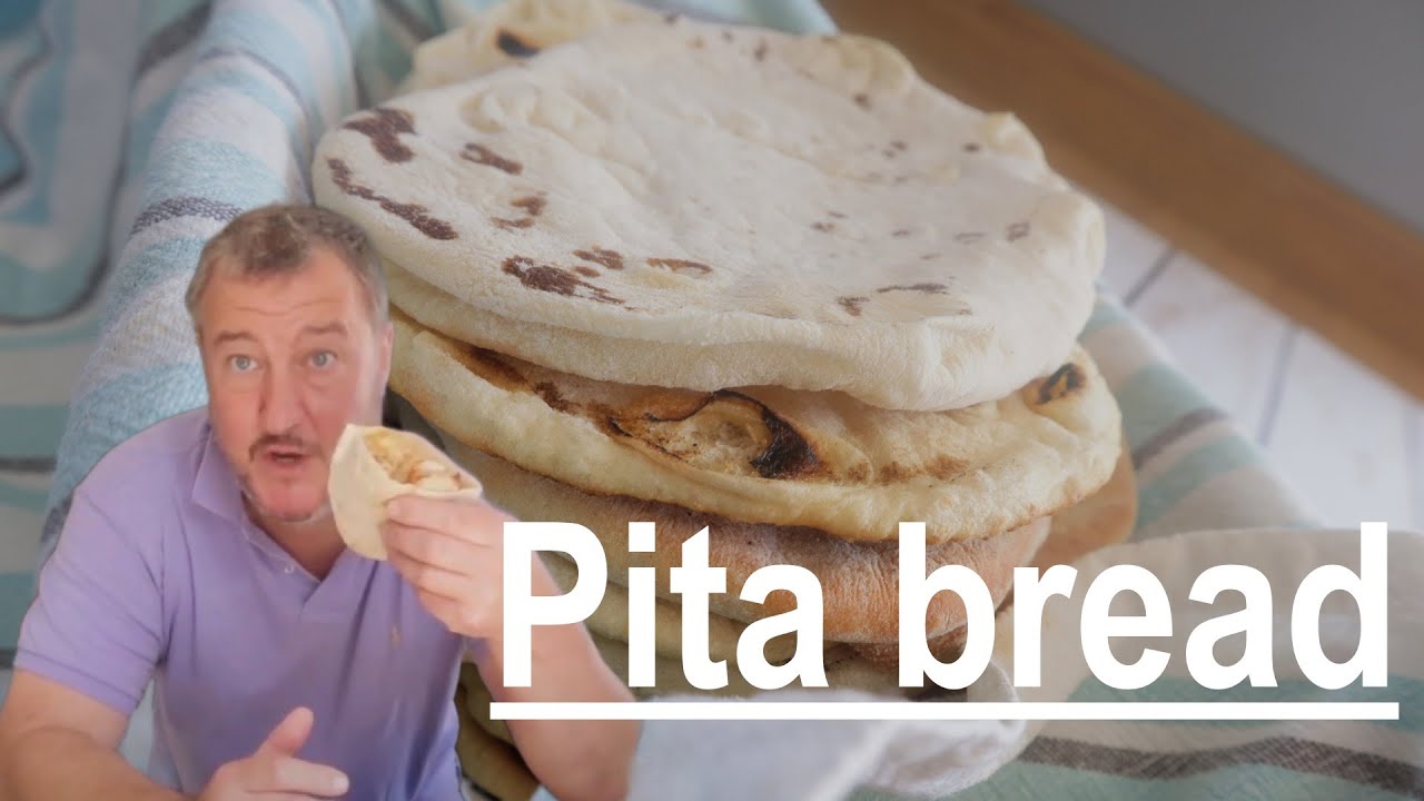 Pita or Pitta bread, wonderful pillowy bread pockets - YouTube