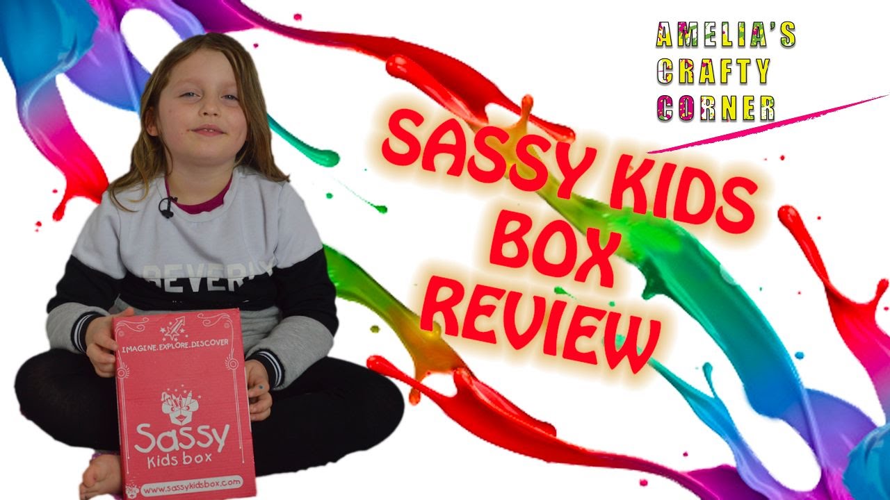 Sassy Kids Box | Unboxing and Review | Amelia's Crafty Corner - YouTube