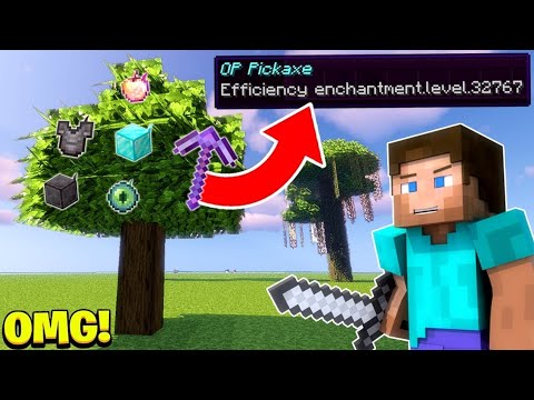 Minecraft But Leaves Drop Op Items... | Shadow Gamerz - YouTube