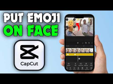 How to put emoji on face in video in CapCut - Full Guide