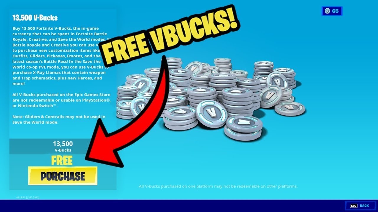 13,500 V-BUCK GIVEAWAY *FREE VBUCKS* - YouTube