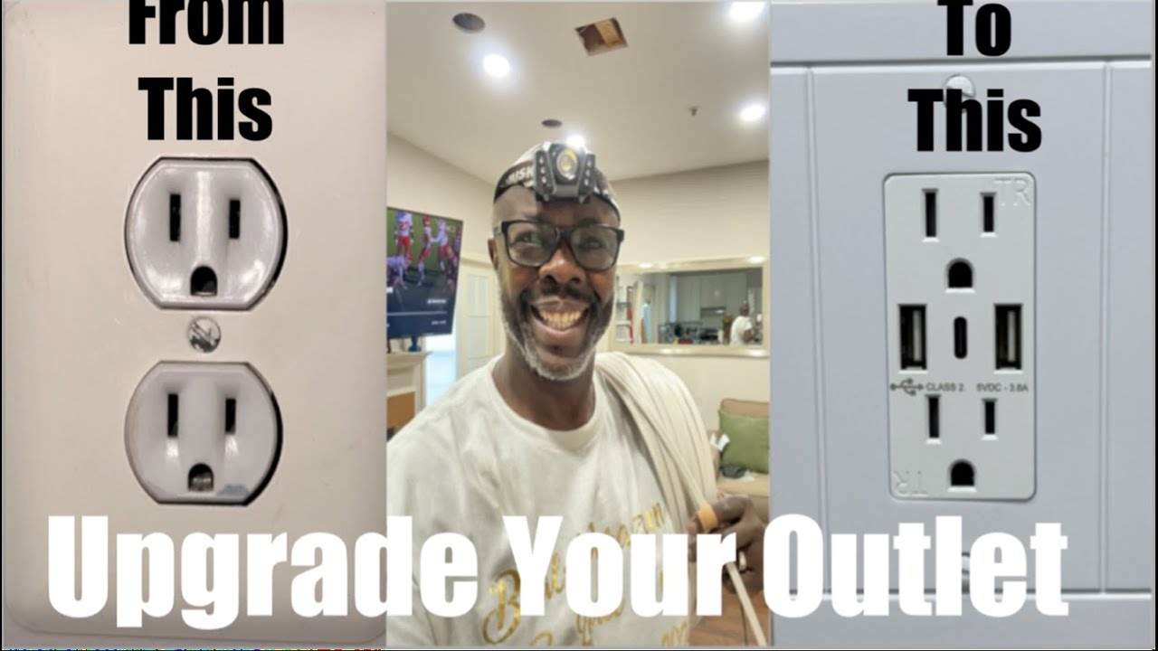 Upgrade your outdated electrical outlet. - YouTube