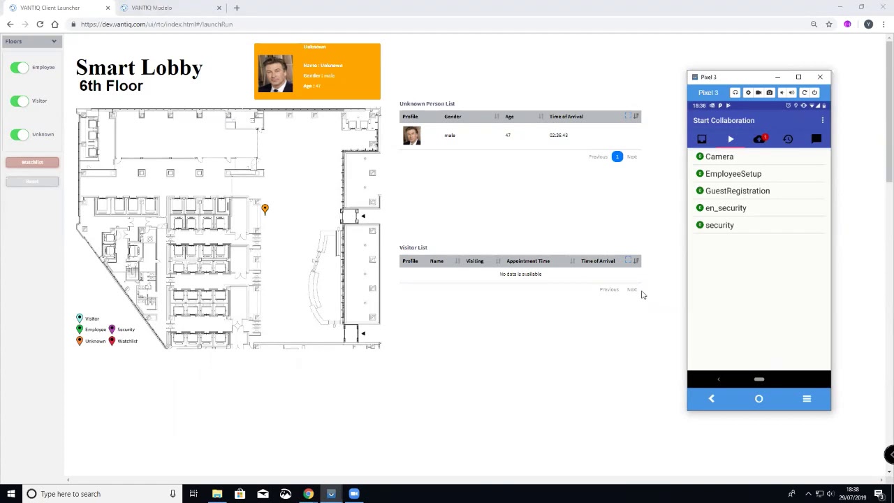 Smart Lobby Demo Part II - Guest Registration - YouTube