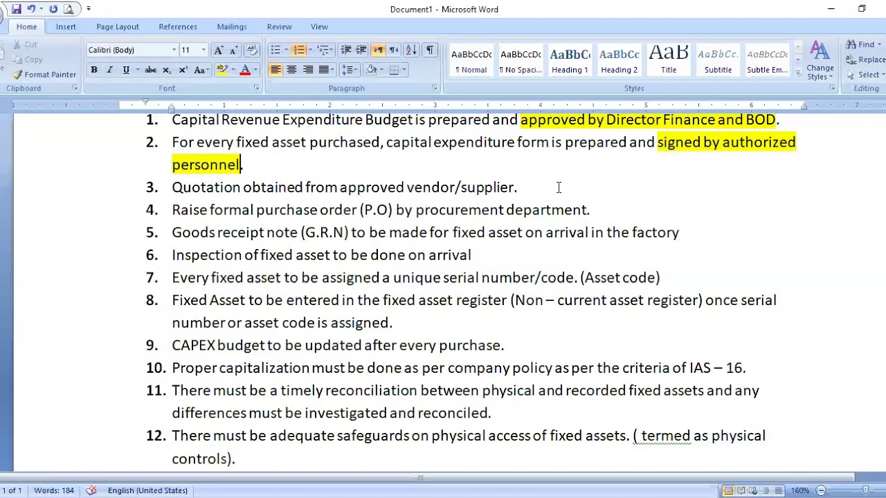 Capital Expenditure Cycle - CAPEX budget and Scenario question Letham ...