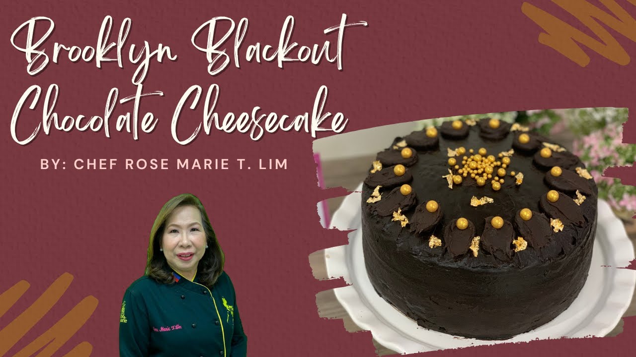 Brooklyn Blackout Chocolate Cheesecake - YouTube