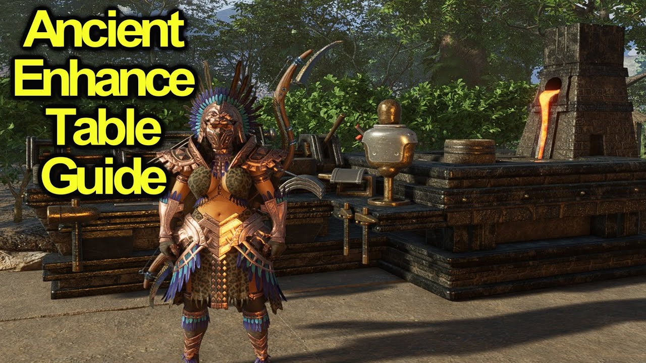 How to make Ancient Enhance table | How to get the materials | Soulmask ...