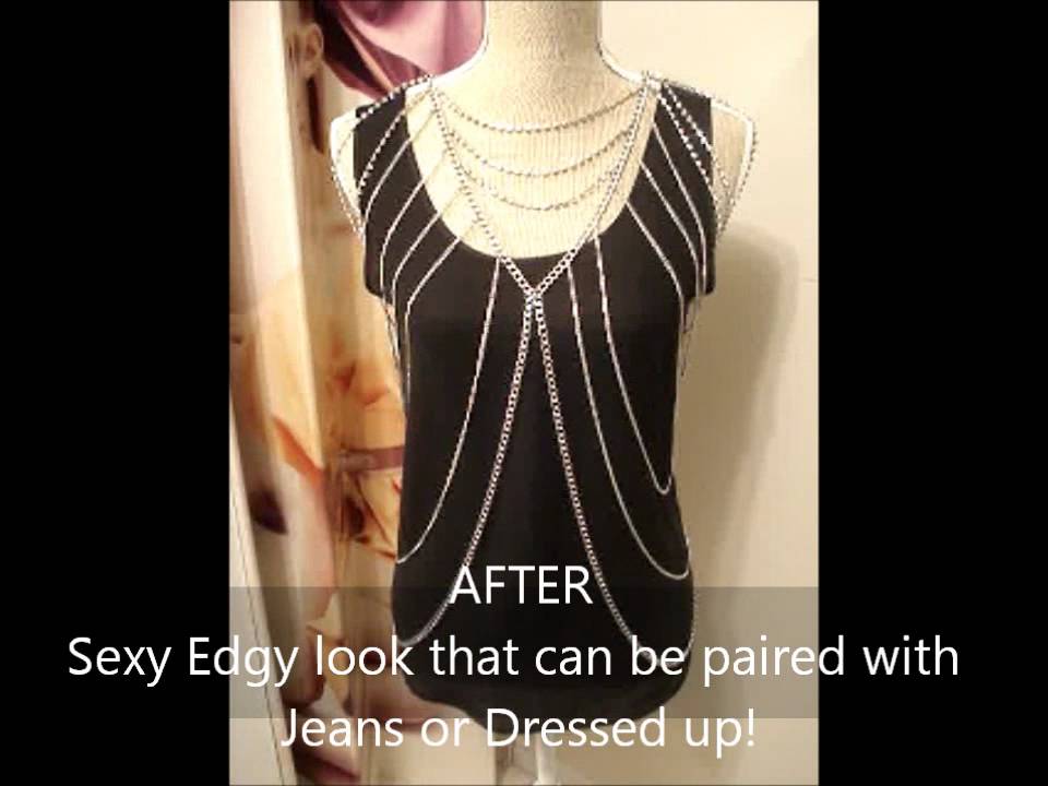 Outfit of the Night... How I wear Body Chains - YouTube