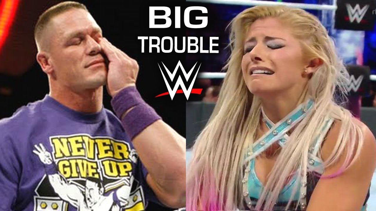 10 Current WWE Wrestlers in Big Trouble Backstage - John Cena, Alexa ...