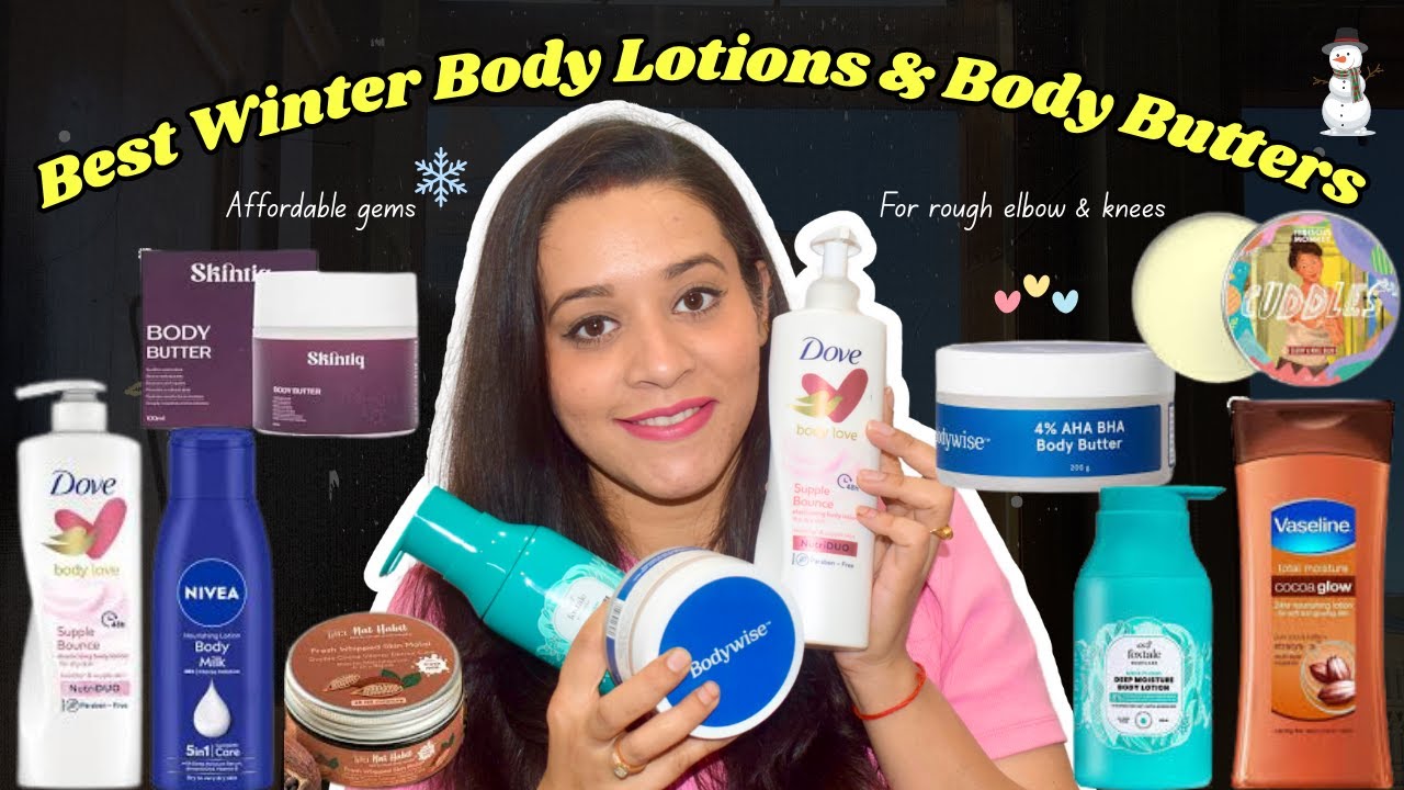 Best *Winter* Body Lotions & Body Butters - No more dry, flaky, cracked ...