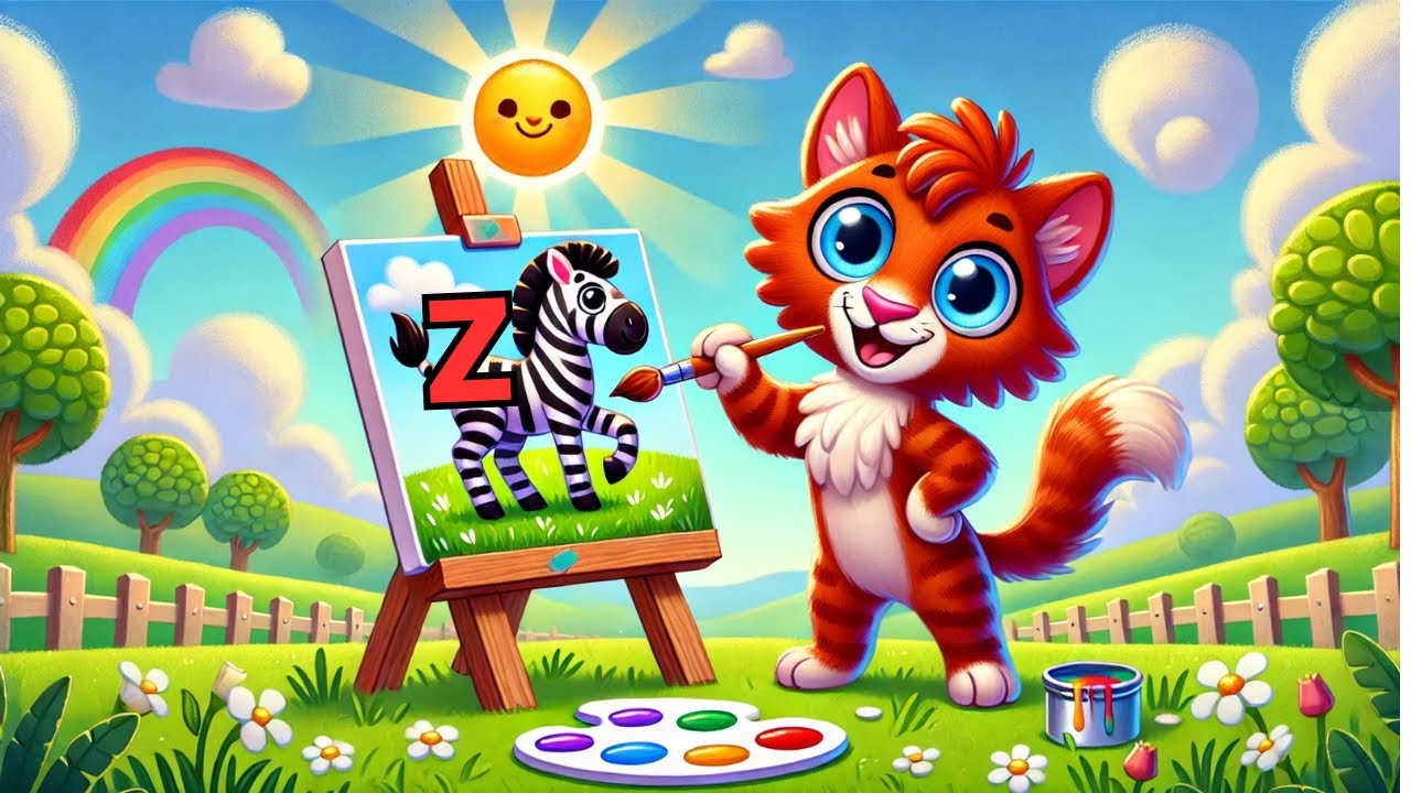 Z for Zebra, come play and draw with me, Magic Cat! - YouTube