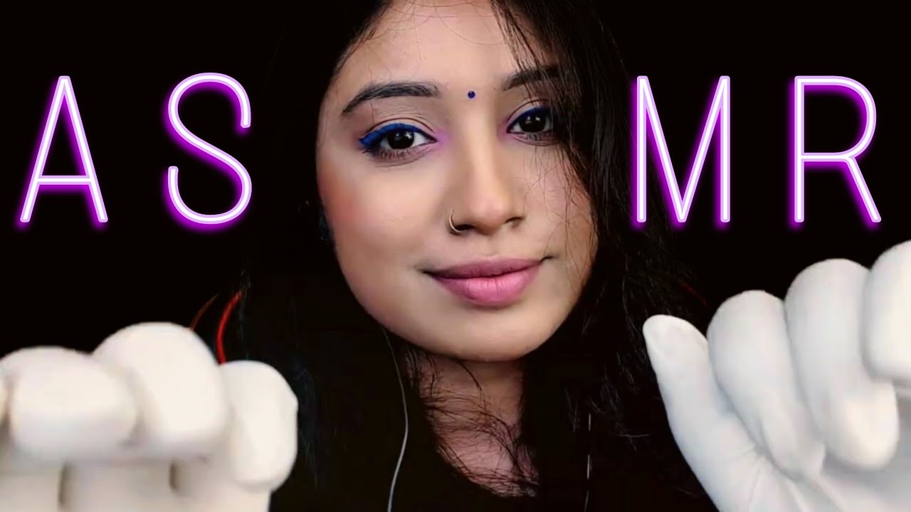 ASMR | Positive Quotes | Doble Layered Gloves, hand Movements, Burning ...