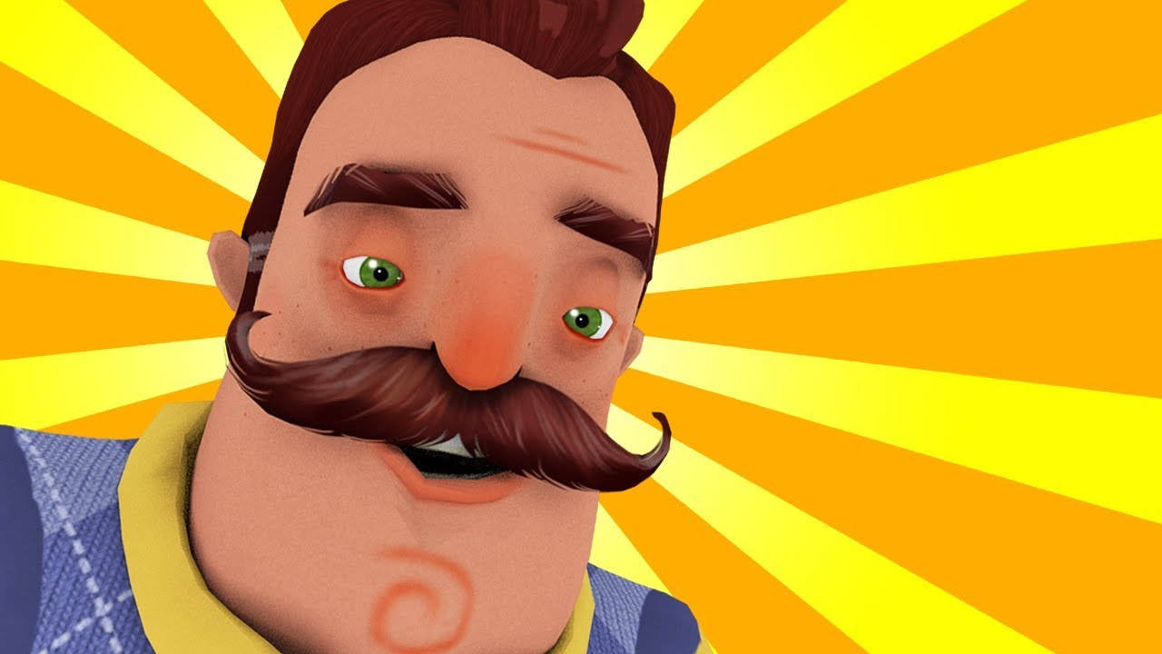 NEIGHBOR MUSTACHE PRANK - Hello Neighbor Mod - YouTube