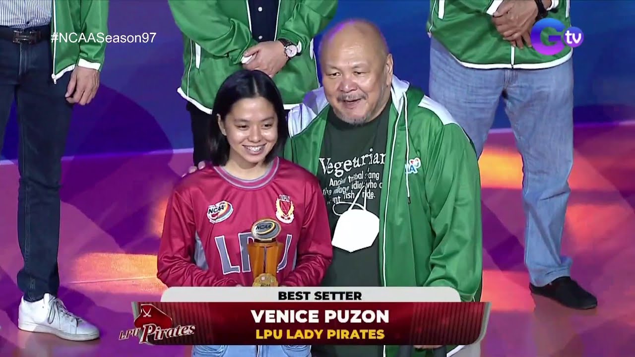 LPU's Venice Puzon is the #NCAASeason97 Best Setter! - YouTube