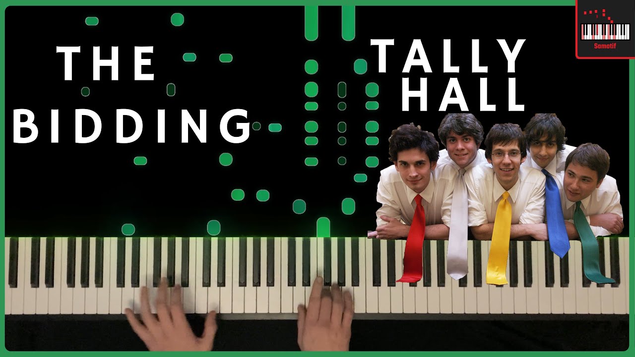 The Bidding - Tally Hall - Piano Cover - YouTube