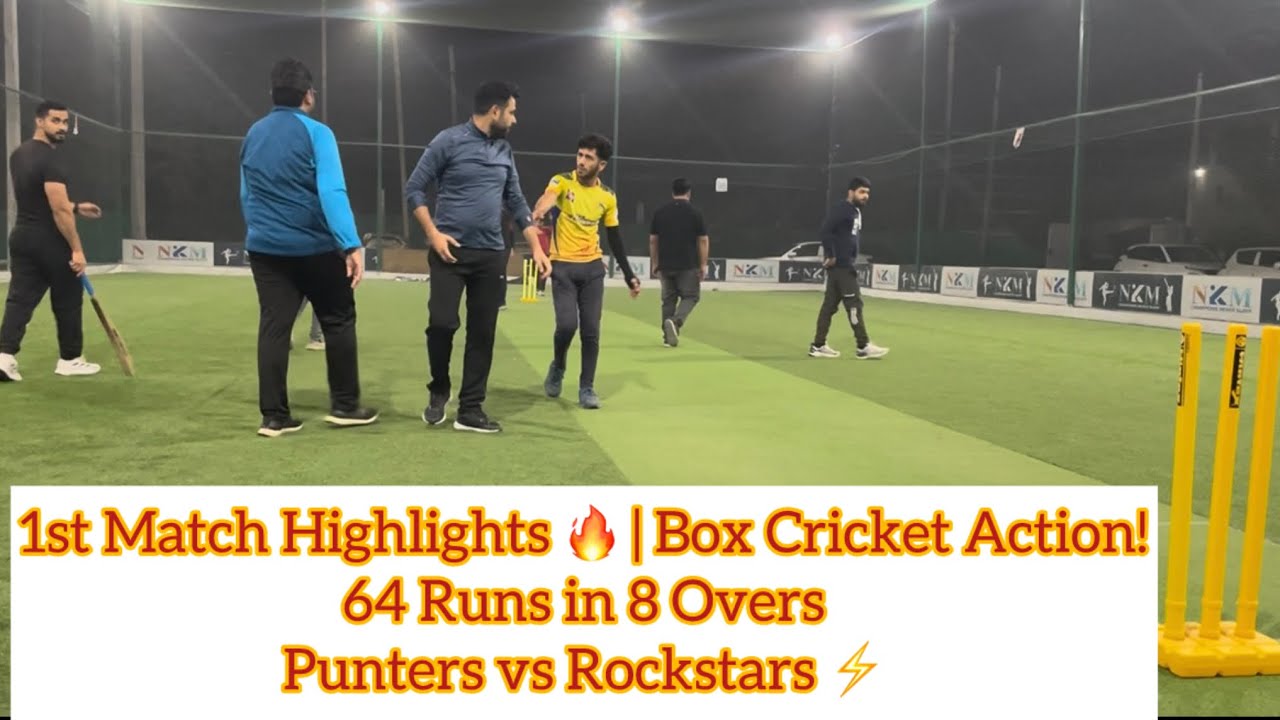 Most Intense Box Cricket Match! 64 Runs in 8 Overs | Rockstars’ Fierce ...