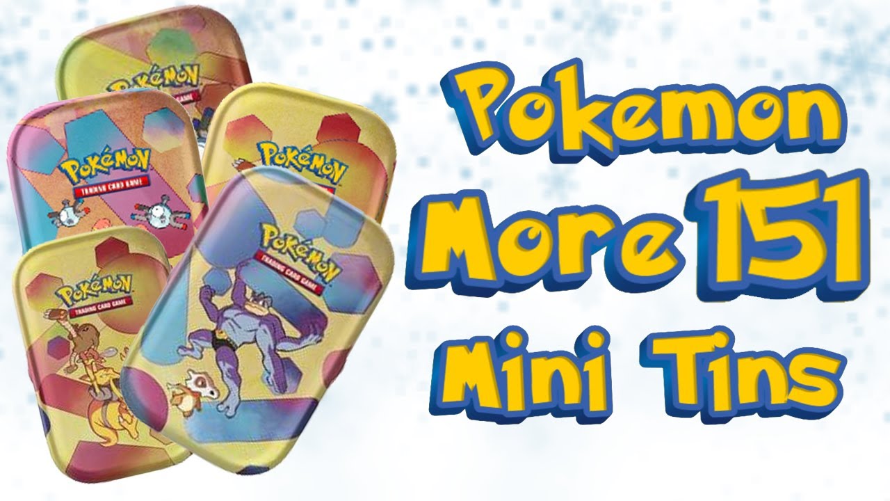 Pokemon Scarlet & Violet - More 151 Mini Tin Bundles! - YouTube