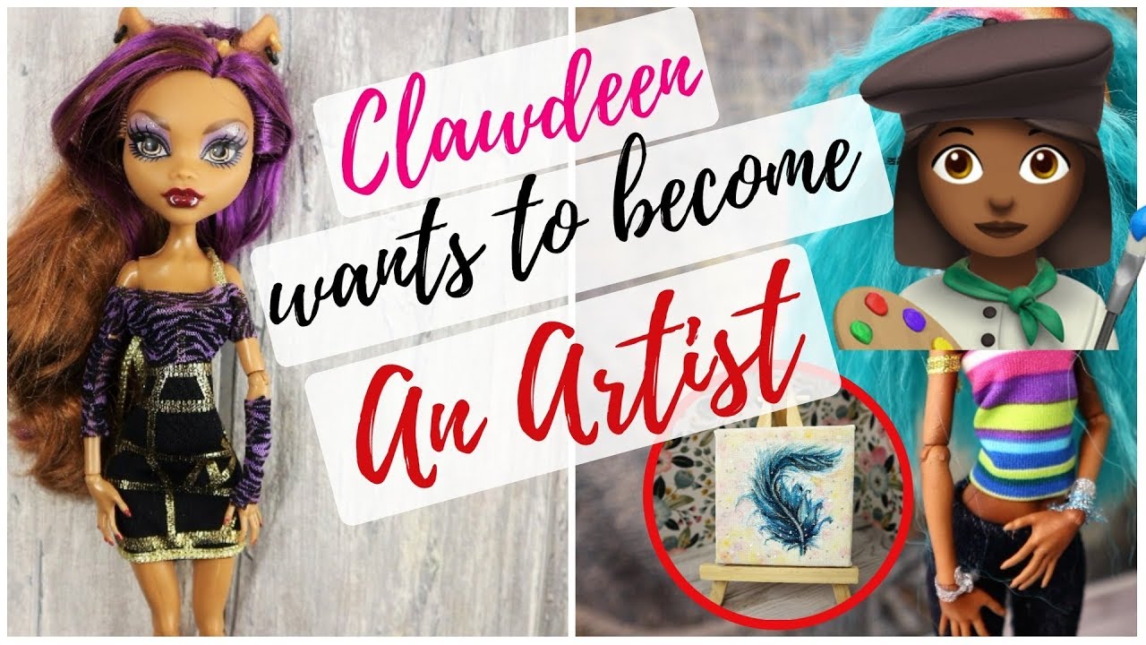 New Career of Clawdeen Wolf / Monster High Doll Repaint / How To ...