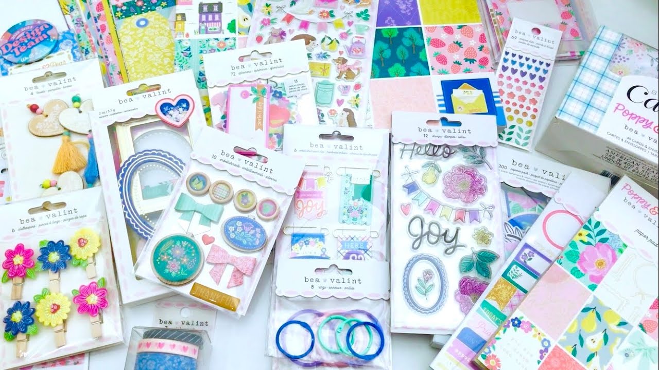 Poppy & Pear Paper Collection by Bea Valint & American Crafts | Tassels ...