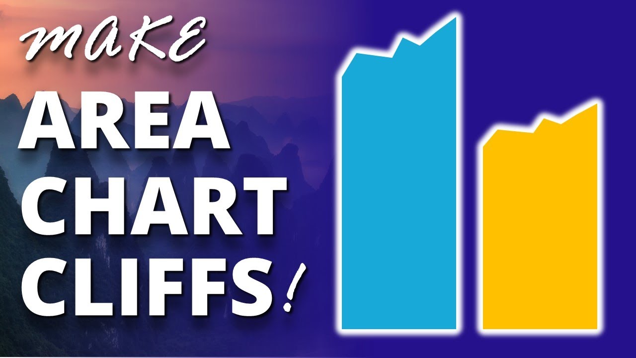 How to Make Area Charts with Flat Edges in PowerPoint! 🧗‍♂️[CHART TIPS ...