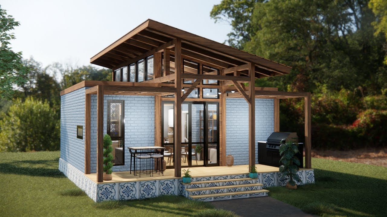 Stunning 3-Bedroom Tiny House Tour: 25x26 ft (7x8 m) with Loft Space ...