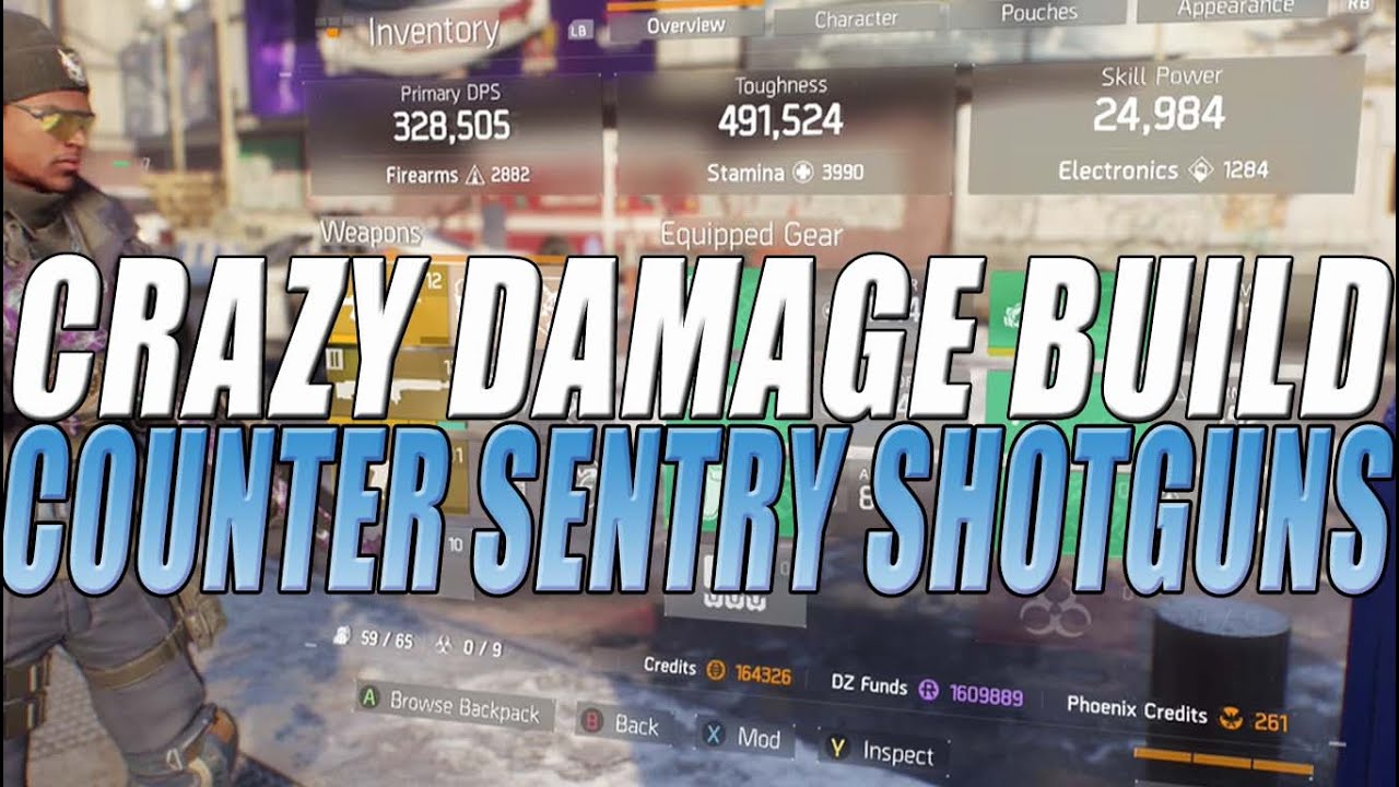 The Division - Counter Sentry Shotgunners PvP DPS Build Guide - YouTube