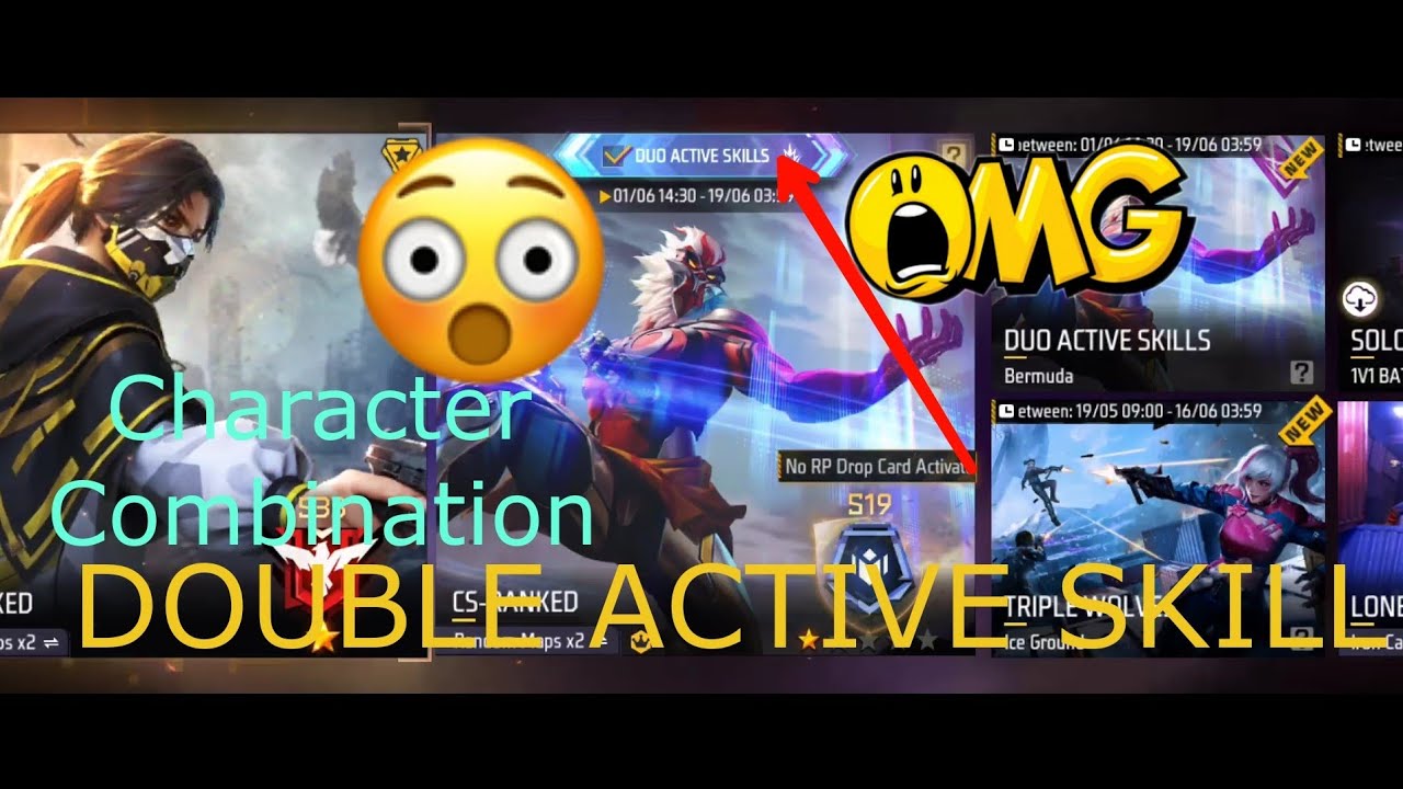 Double Active Skill Use ll Character Combination ll TWO IN ONE GAMERS ...