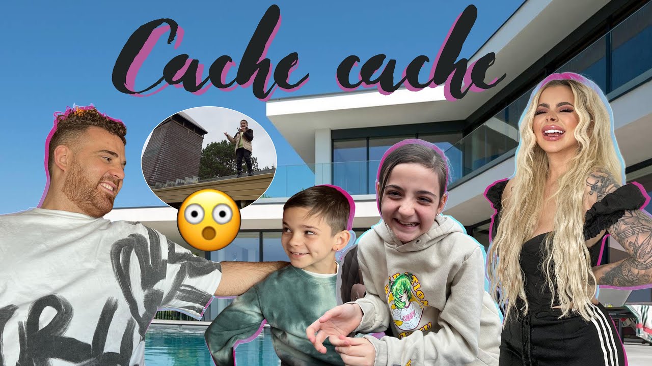 CACHE CACHE DANS UNE ÉNORME VILLA EN FAMILLE 🤣 (c’est inattendu ...