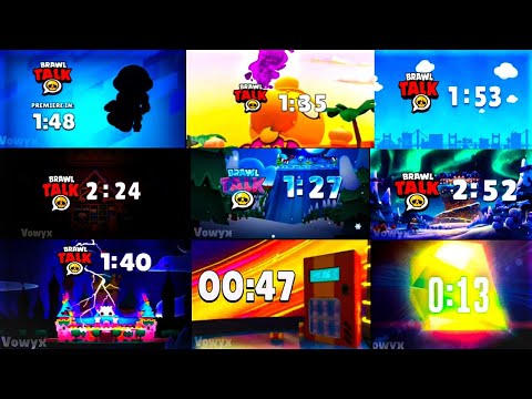 Brawl Stars - All Brawl Talk Premiere Countdown Music (2020-2021) #brawloween