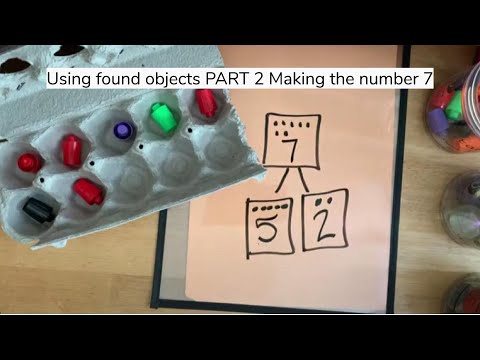 Using found objects PART 2 Making the number 7 - YouTube