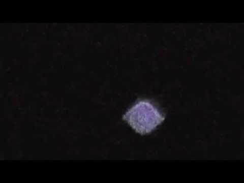 We come in peace, pet: Dome-shaped UFO with pulsating lights captured on video hovering