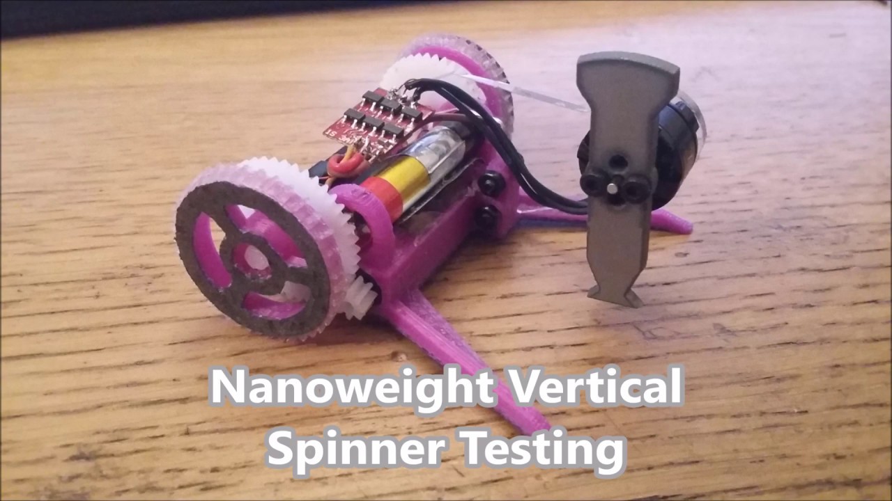 Nanoweight Vertical Spinner Testing - YouTube