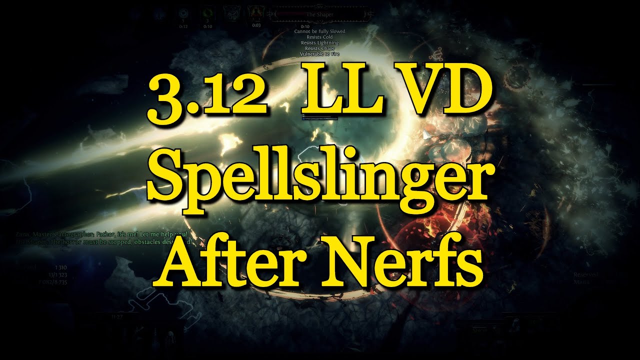 [3.12 Heist] Path of Exile Low Life VD Spellslinger Necromancer After Nerfs Mid-Tier Budget ...