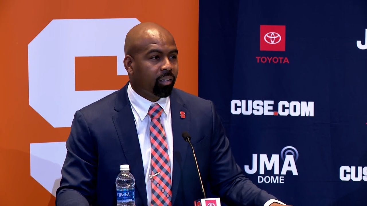 Syracuse University officially introduces new football head coach Fran ...