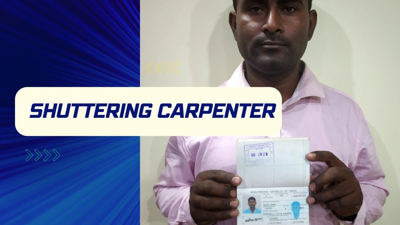 Interview of Shuttering Carpenter - YouTube