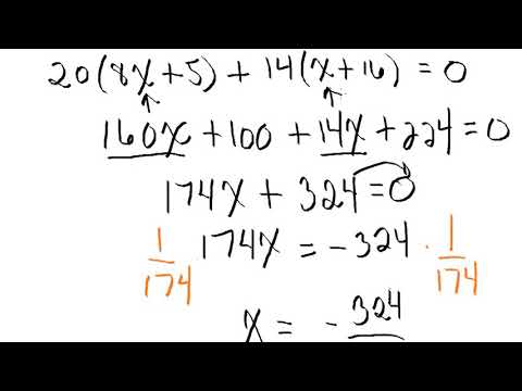 Intermediate Algebra Linear Equations - YouTube