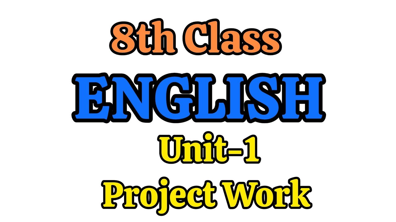 8th 💯ENGLISH UNIT-1 Project Answer | 8th ENGLISH "The Best Christmas ...