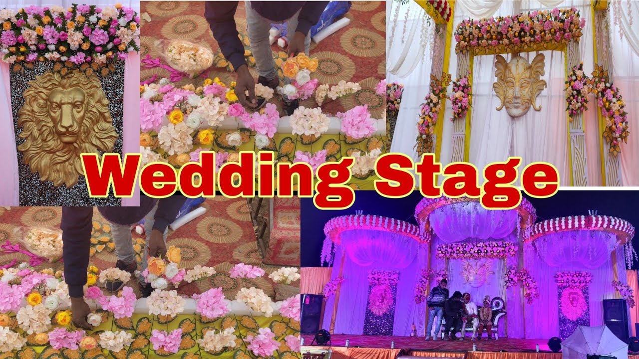 Wedding Flower Stage Best Stage Ring Stage New Flower.2023 - YouTube